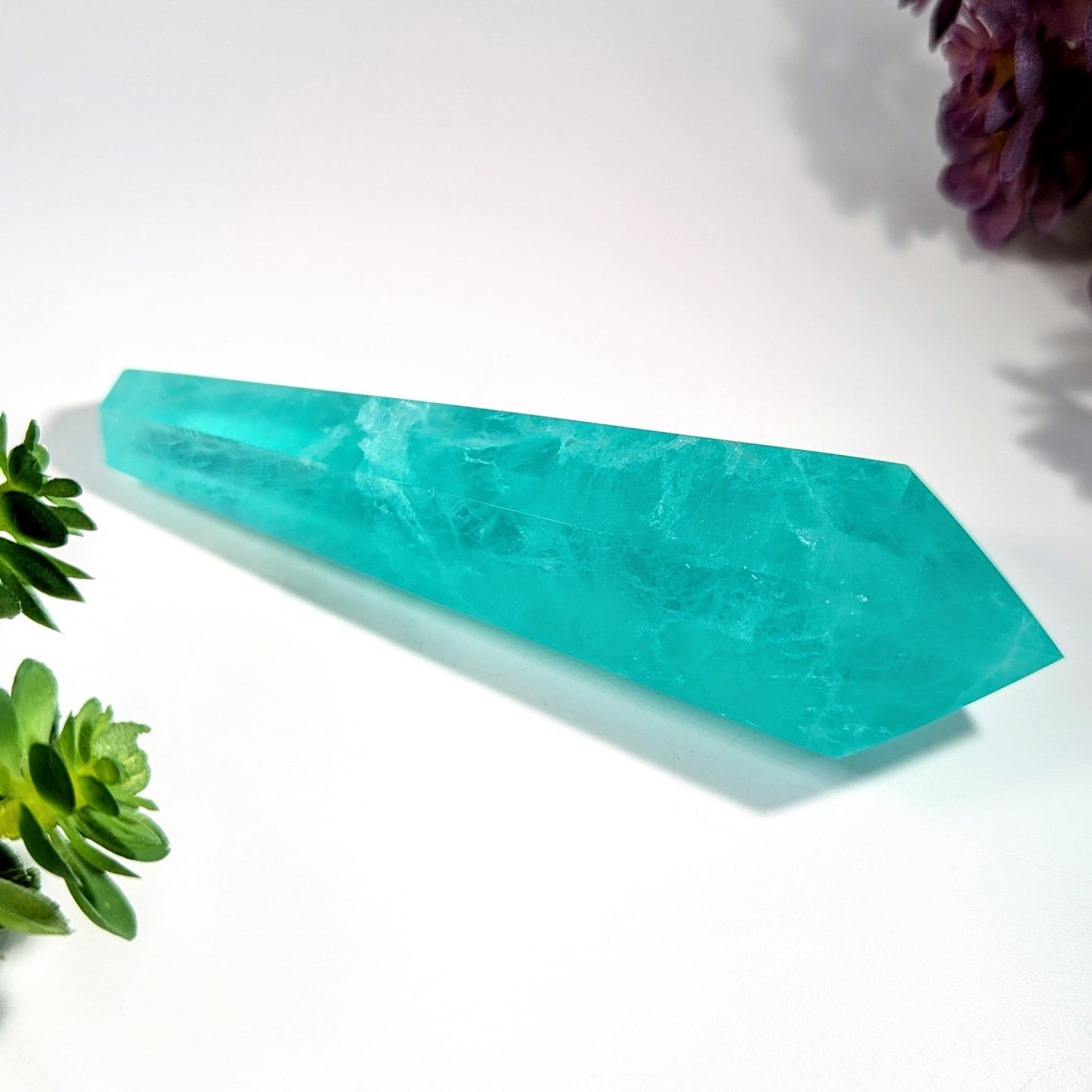 Baja Blast Fluorite Scepter 4.4 Inch Focus Balance – Bliss Crystals