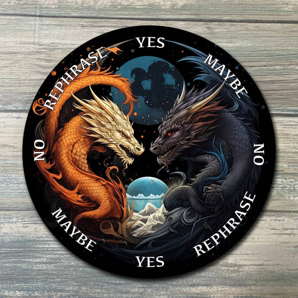 Custom Size Dragon Pendulum Board Uv Printed – Bliss Crystals