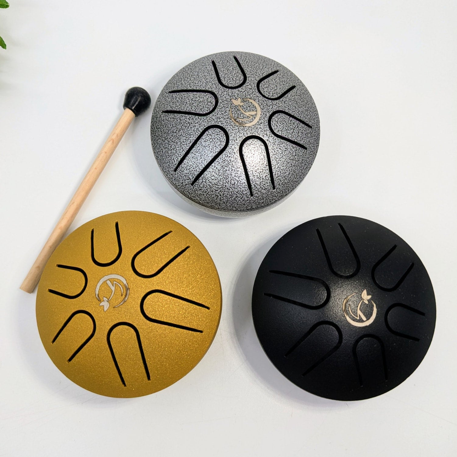 Mini Hapi Tongue Drum for Sound Healing Meditation – Bliss Crystals