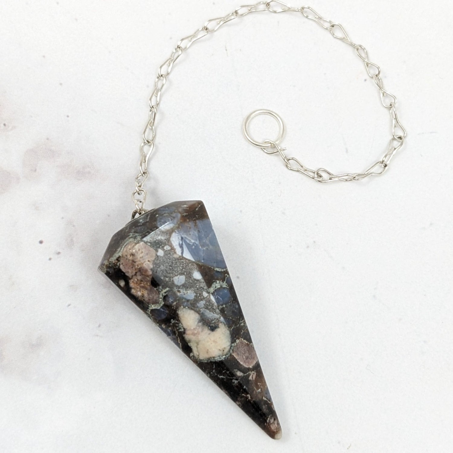 Que Sera Pendulum J865 Crafted Energy Divination Tool – Bliss Crystals