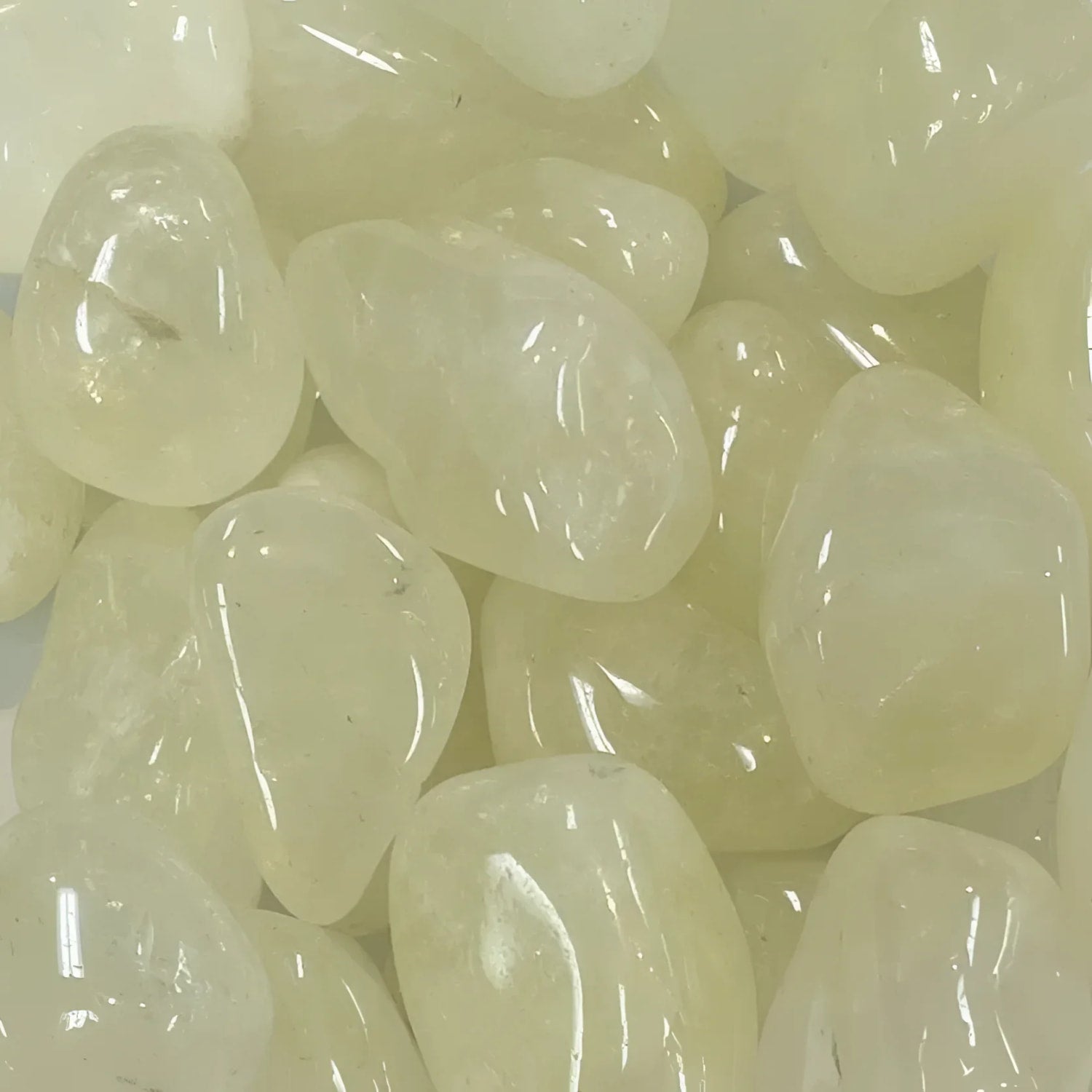 Translucent White Sulphur Quartz Tumbled Stones T442 – Bliss Crystals