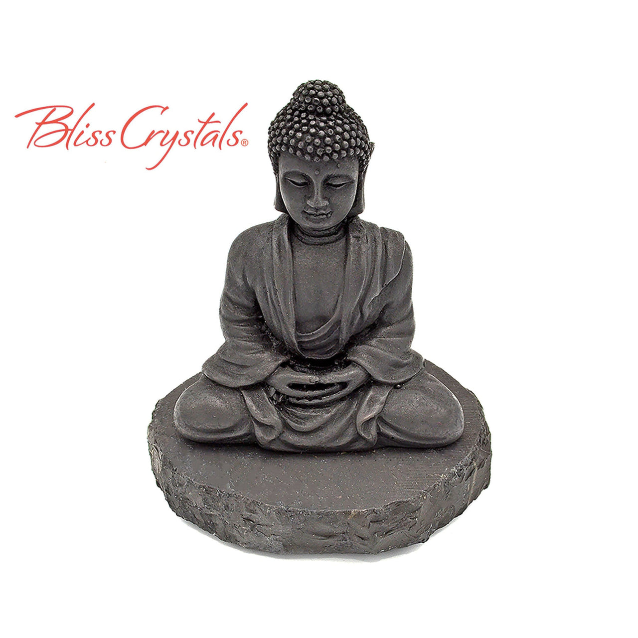 Shungite Buddha for Emf Protection Healing Crystal – Bliss Crystals